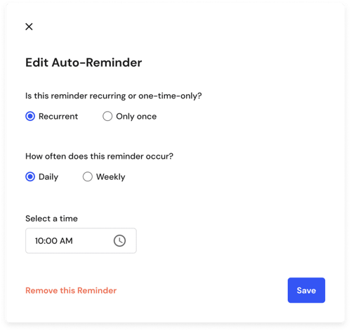 Add a Task Reminder